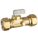 Dahl 521-K3-K3D Stop & Drain Waste Valve 1/2 PEX-AL-PEX Comp X 1/2 PEX ...