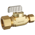 Dahl 521-33-31 Mini-Ball Valve 5/8 OD Comp X 3/8 OD Comp
