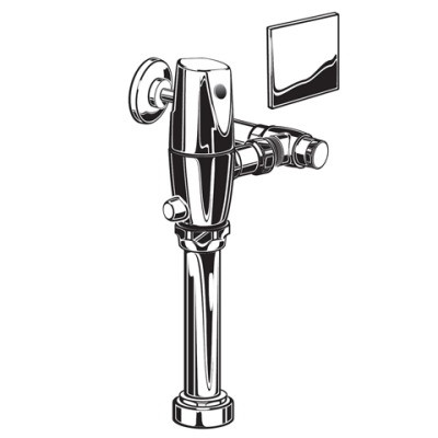American Standard 606B721.002 Selectronic Exposed AC Toilet Flush Valve ...