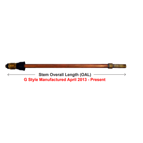 Prier P-231-1208 8" G-Style Diamond Series Stem C-144/C-108