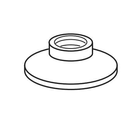 Moen 14349 Commercial Lavatory Faucet Handle Escutcheon