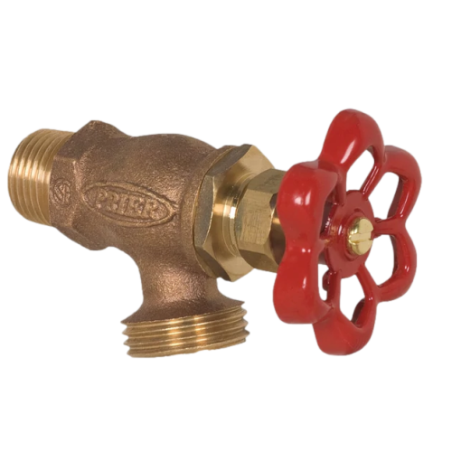 Prier 526.40LF-R 1/2" FPT Red Handle Boiler Drain Brass