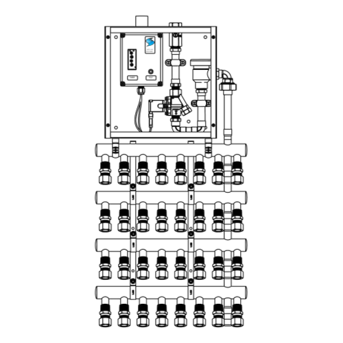 JAY R. SMITH 272SM-32-500-240 Surface Mount Enclosure Electronic Trap ...