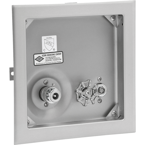 Acorn 8141-SSLF Single Temp Hose Box With Vacuum Breaker