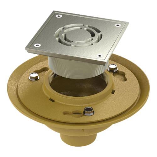 Whitehall Manufacturing WHFD-6SQ-2NH Floor Drain Grate