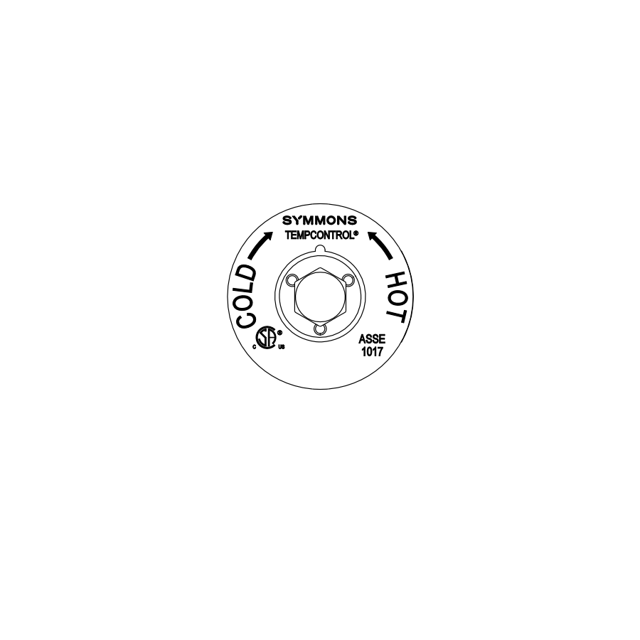 Symmons RO-029 Tempcontrol Valve Dial - Quality Plumbing Supply