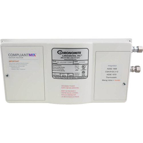 Chronomite CMI-30L/208 Thermostatic Tankless Water Heater