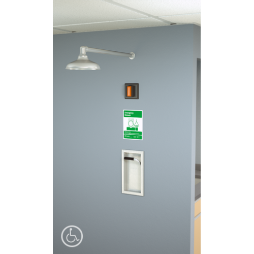 Guardian GBF1672 Recessed Emergency Shower