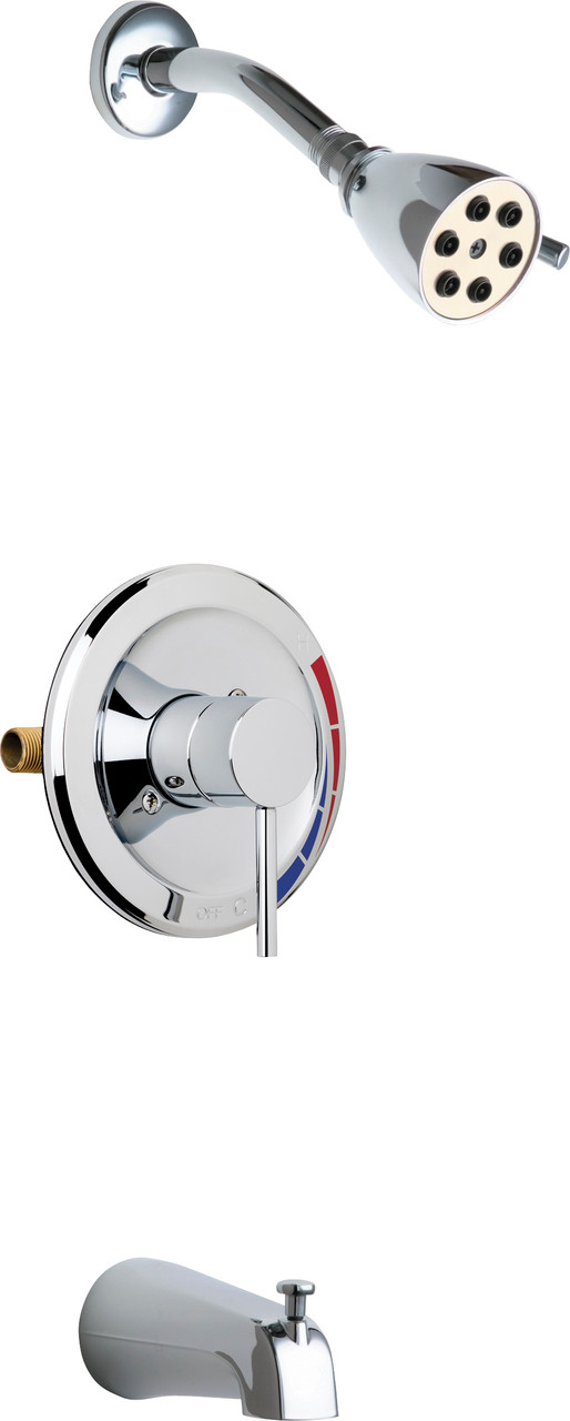 Chicago Faucets SH-PB1-01-100 Pressure Balancing Tub/Shower