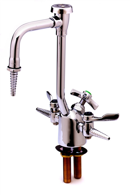 T&S Brass BL-5705-01 Lab Faucet Single Temp Swivel/ Rigid Gooseneck ...