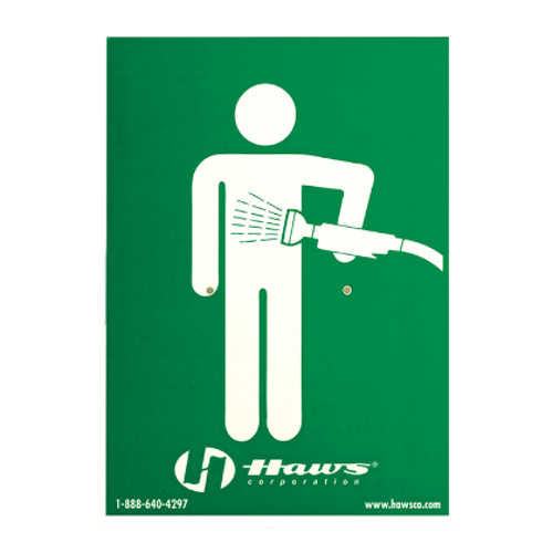 Haws SP176 Drench Spray Hose Sign - Quality Plumbing Supply