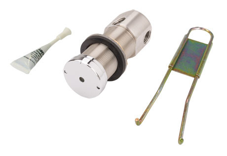 Haws 5874PB Stainless Steel Recessed Push Button W/Valve