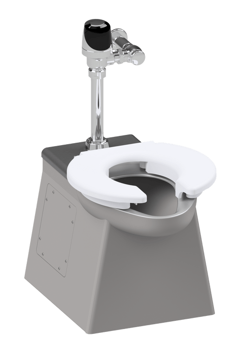 Metcraft 4635-BAR Bariatric Toilet Blowout Style