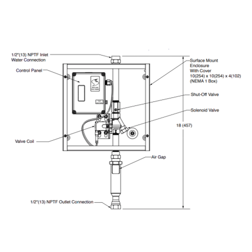 JAY R. SMITH 273-B-120 Singular Electronic Trap Primer 120 V