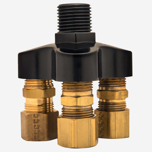 JAY R. SMITH 2694DA-ABS-500 Cloverleaf Style Trap Priming Distribution ...