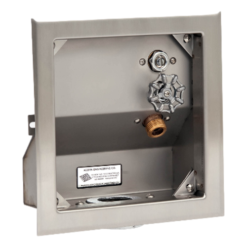 Acorn 8180-SSLF Single Temp Stainless Steel Hose Box