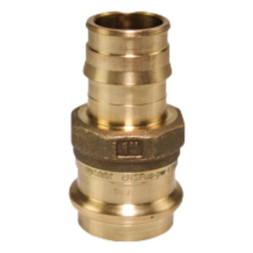 Uponor LFP4511010 ProPEX LF Brass Copper Press Adapter 1" PEX x 1 ...