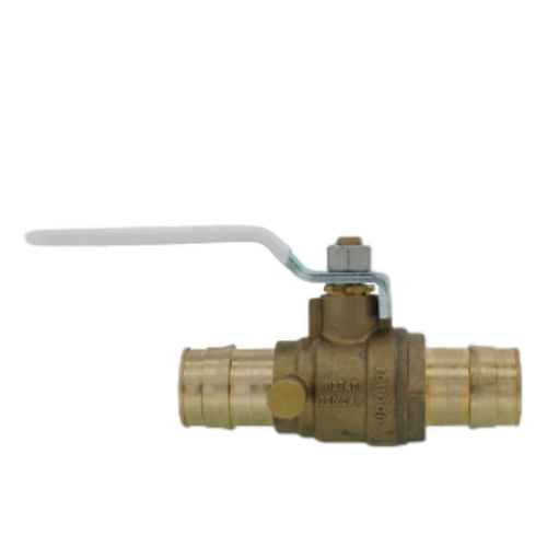 Uponor LFD4811010 ProPEX LF Brass Stop and Drain Ball Valve
