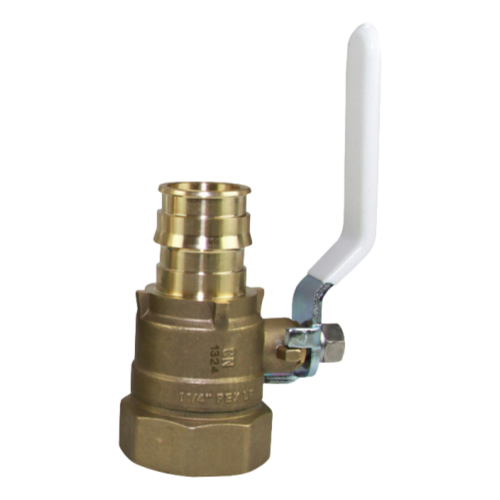 Uponor LFT4905050SS ProPEX LF Brass Transition Ball Valve ½" PEX x ½" FNPT