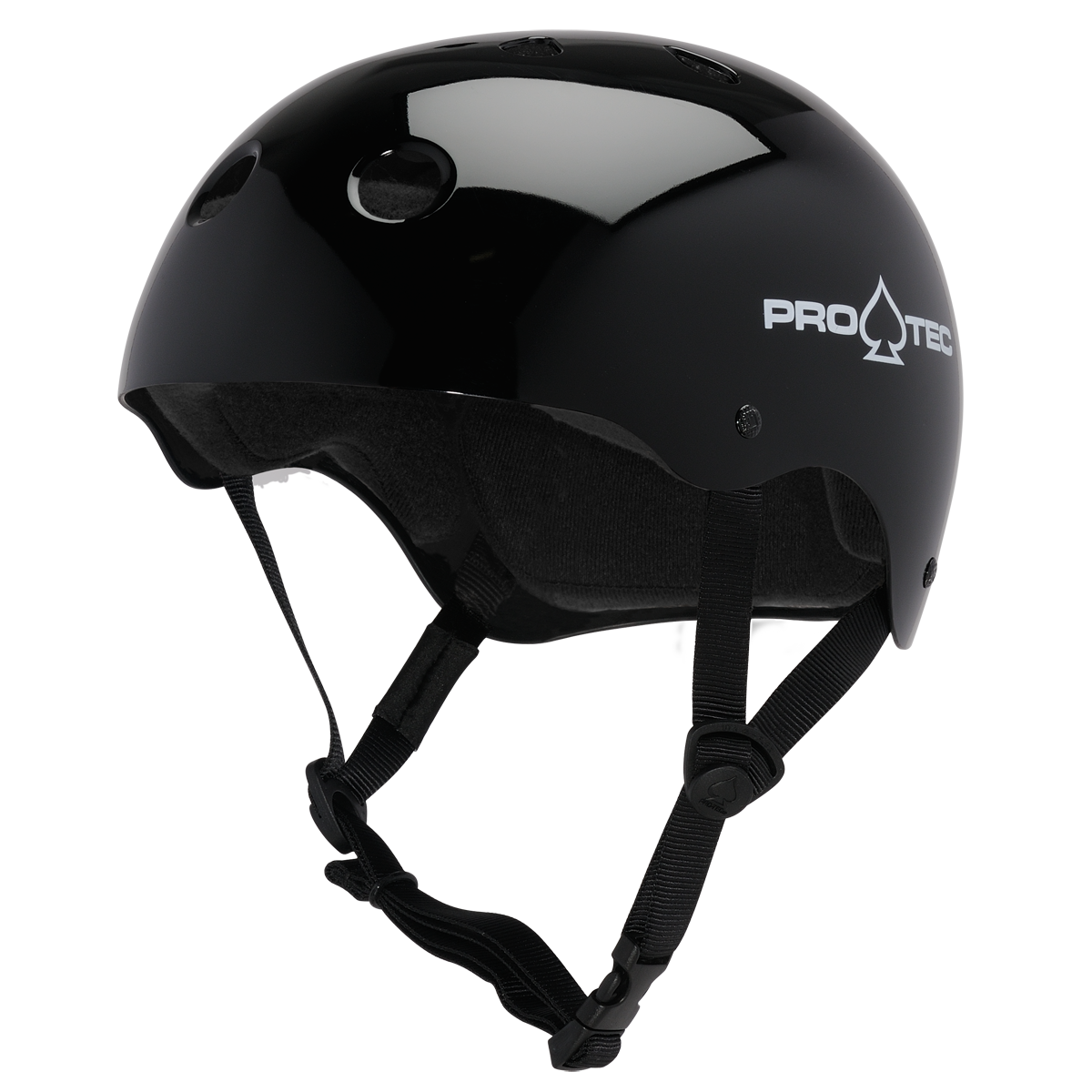 Pro-Tec Classic Skate Helmet Gloss Black - Metrikx Scooters Canada