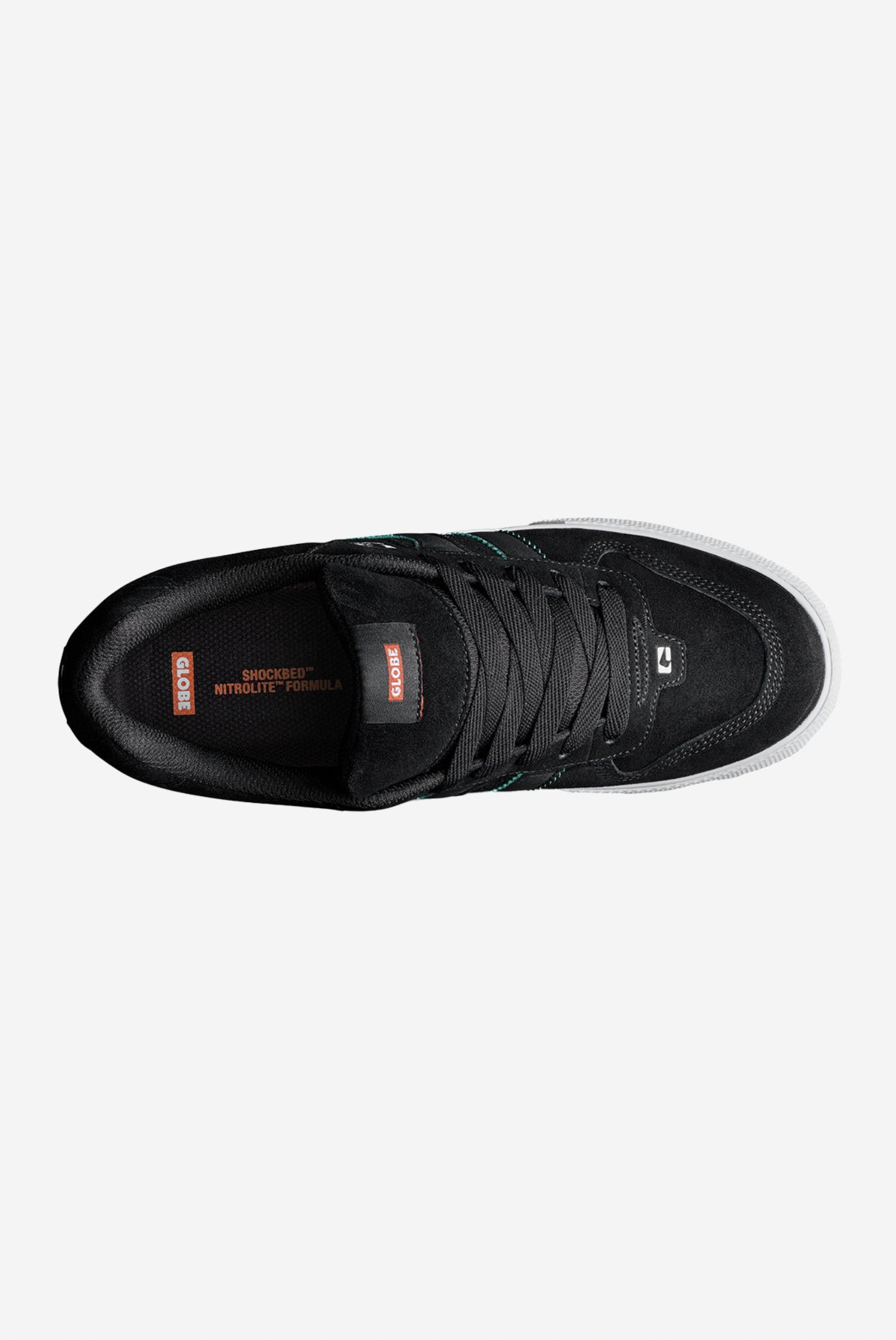 Globe Encore-2 skate shoes Black/White/Cobalt - Metrikx Scooters Canada