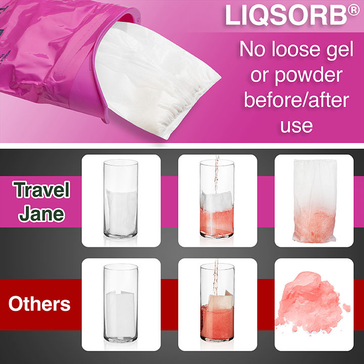 TravelJane Disposable Urinal (TJ1R-C) - 18 Pack