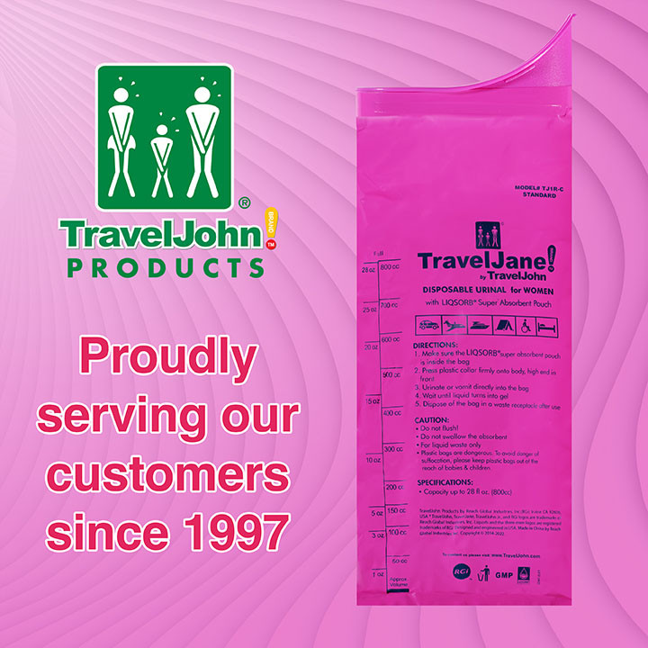 Toilet Pee Guard For Men Disposable Urinal (TJ1A-C) - Products Travel John