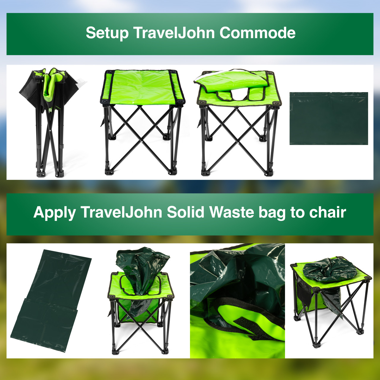 Foldable Commode