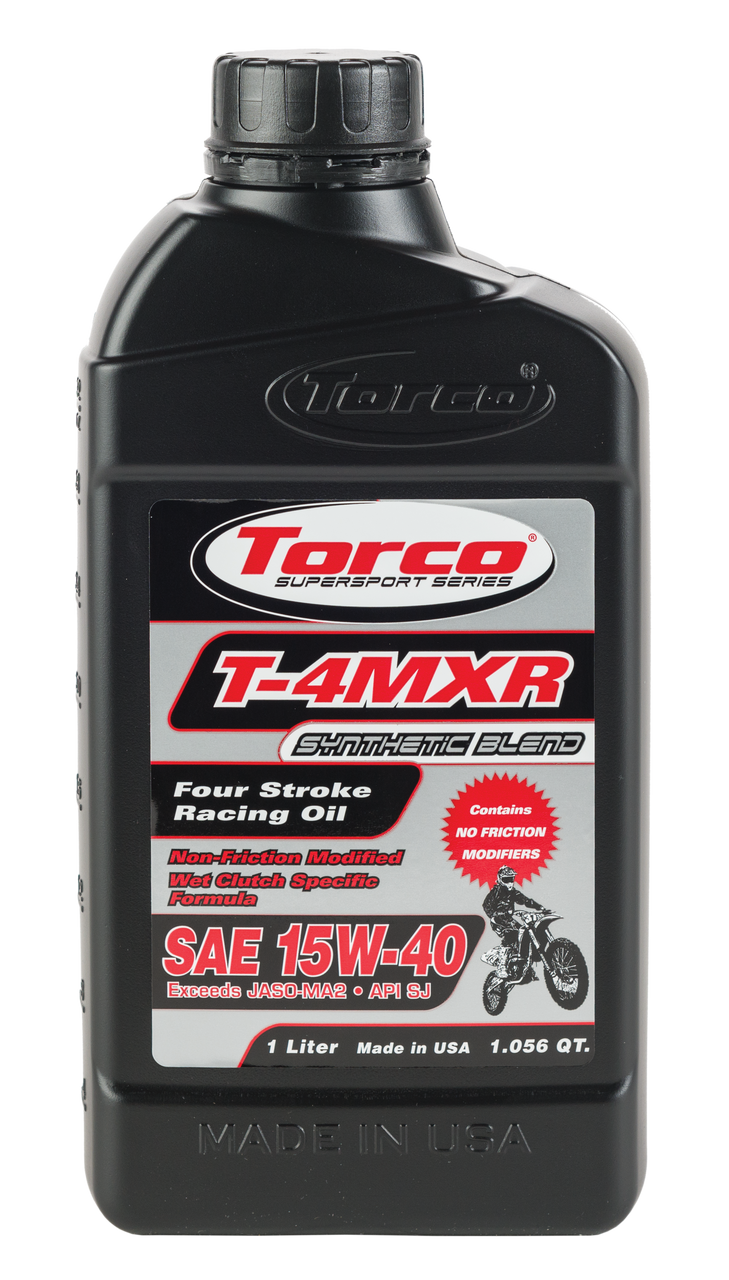 Torco - T-4mxr 4-stroke Racing Oil 15w -40 Liter - T671544CE - Active ...