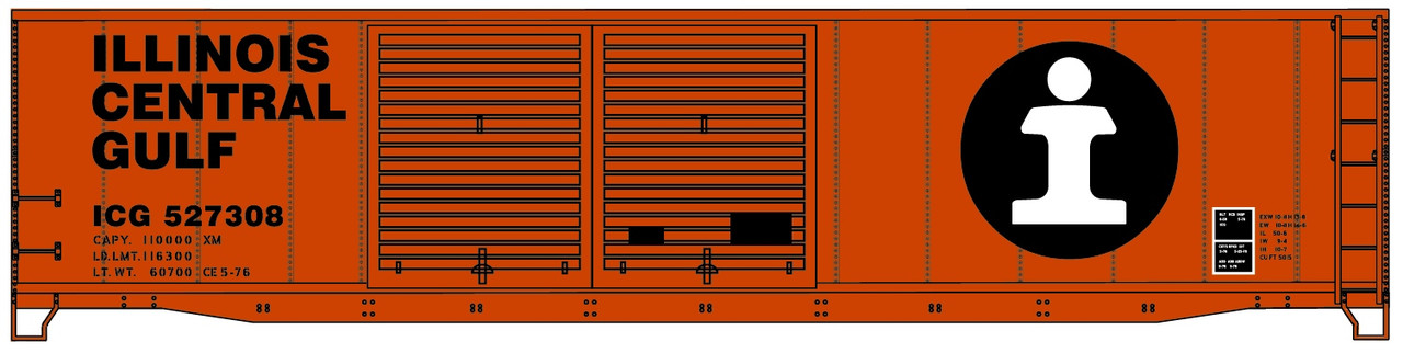 Accurail - Ho Dd 50'Steel Boxcar Icg - 5239 - Active Powersports
