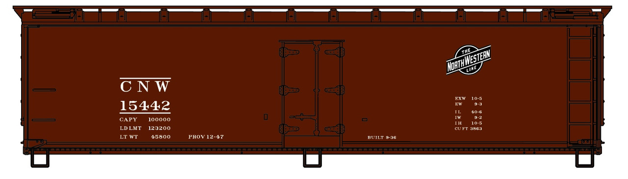 Accurail - HO 40'Wood Reefer C&NW - 4856 - Active Powersports