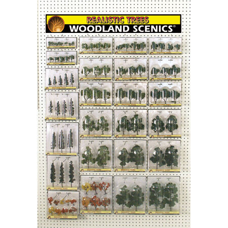 Woodland Scenics - Ho Ready Made Tree Assortment:use W/tr1599 - TR1590 ...
