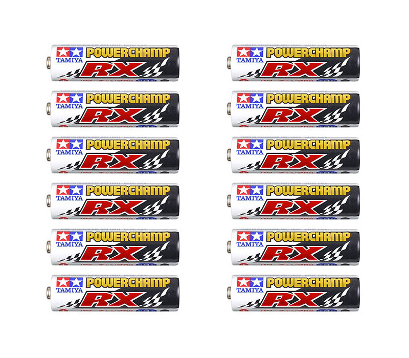 Tamiya - Powerchamp RX AA Alkaline Batteries (12 Pack) - 55120 - Active ...