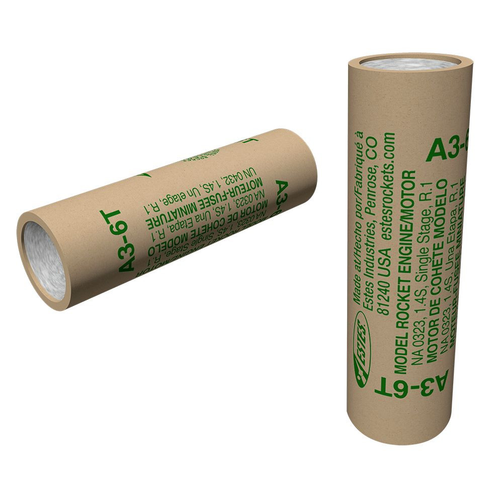 Estes Rockets - A3-6T Model Rocket Engines - 1508 - Active Powersports