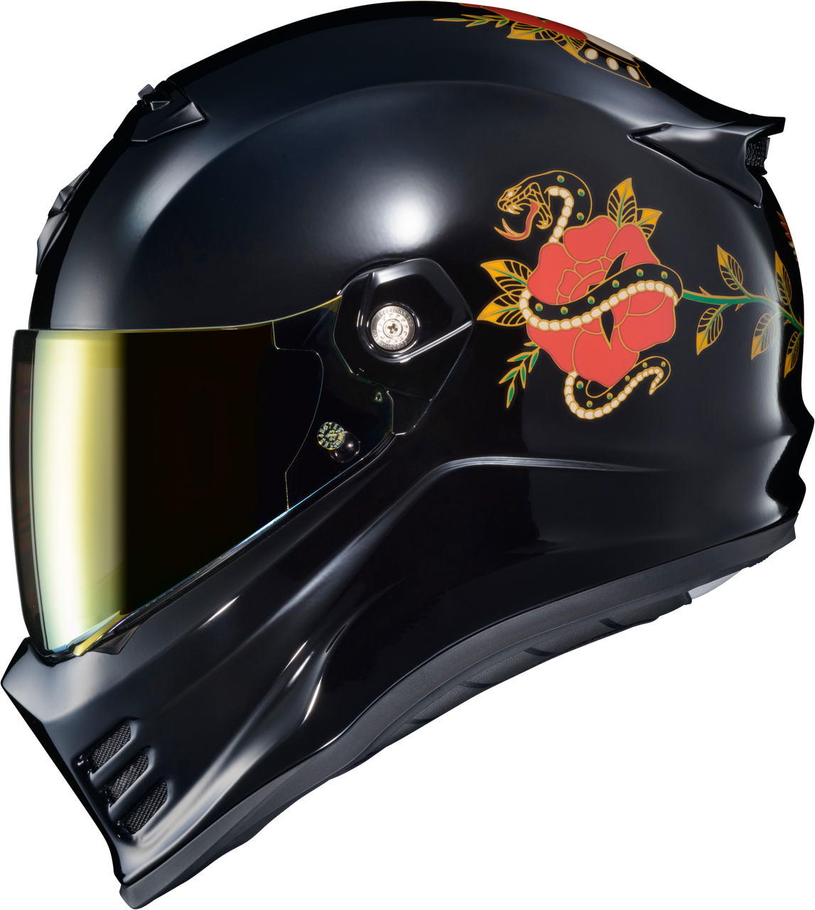 Scorpion Exo - Covert Fx Full Face Helmet The Litas Gloss Black 2x ...