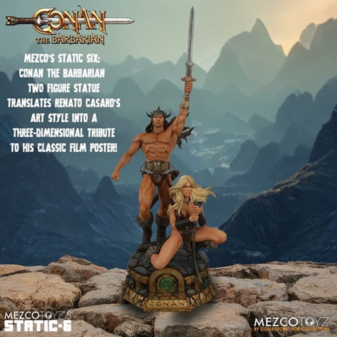 Mezco Toyz - Static Six 1/6 Scale Statues - Conan The Barbarian (1982 Movie) - Active Powersports