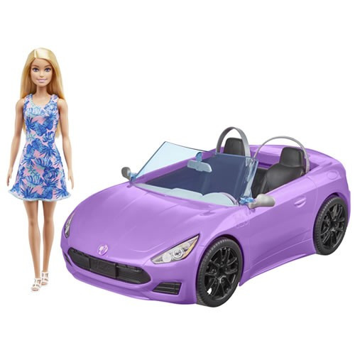 Mattel - Barbie Dolls - Barbie w/ Convertible Vehicle (Blonde) - 2 Pack ...