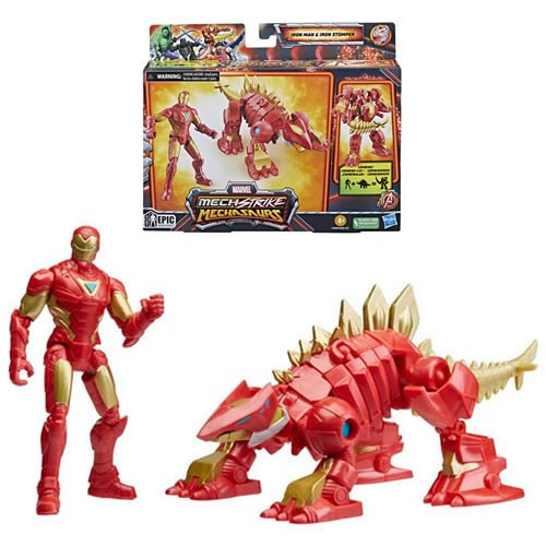 Hasbro Inc - Marvel Mech Strike: Mechasaurs Figures - 4" Scale Mech ...