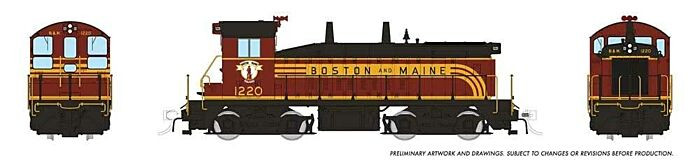 Rapido Trains - Ho EMD SW9 B&M 1224 W/sd - 27567 - Active Powersports