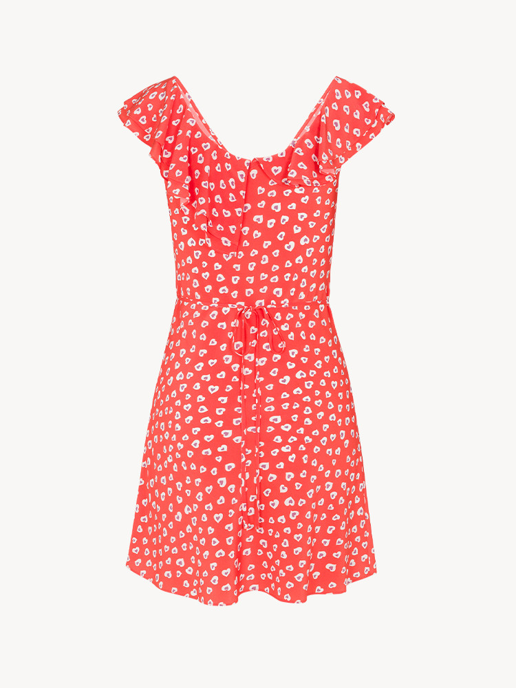 Sailor Lover | Silk frill mini dress | Réalisation