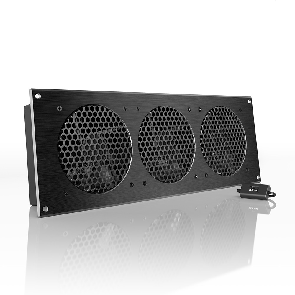 Home Theater Entertainment Center AV Cabinet Cooling Fans