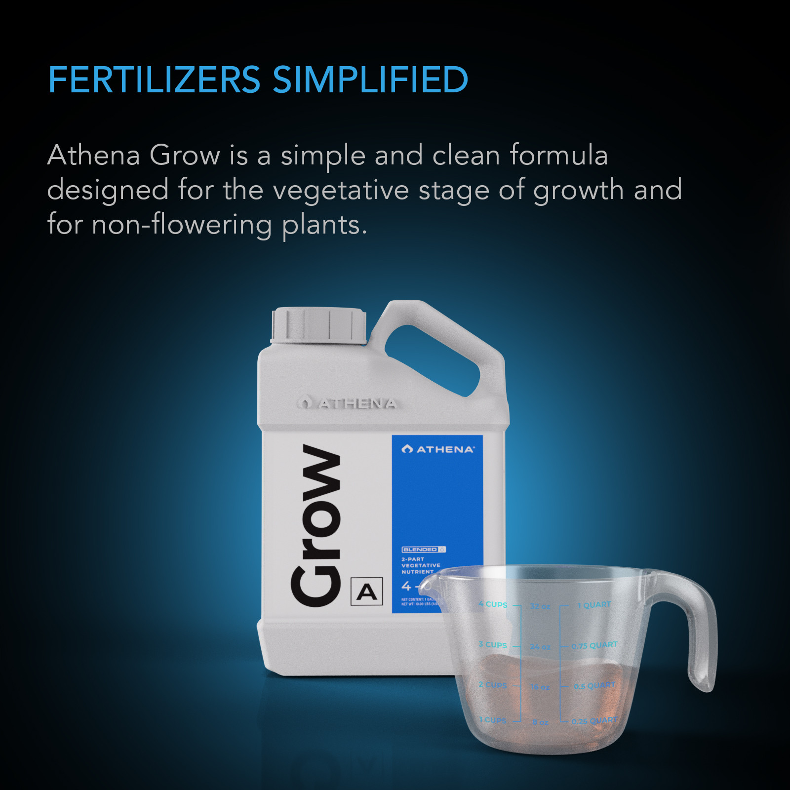 Grow A Hydroponic Nutrient 1 Gallon | AC Infinity