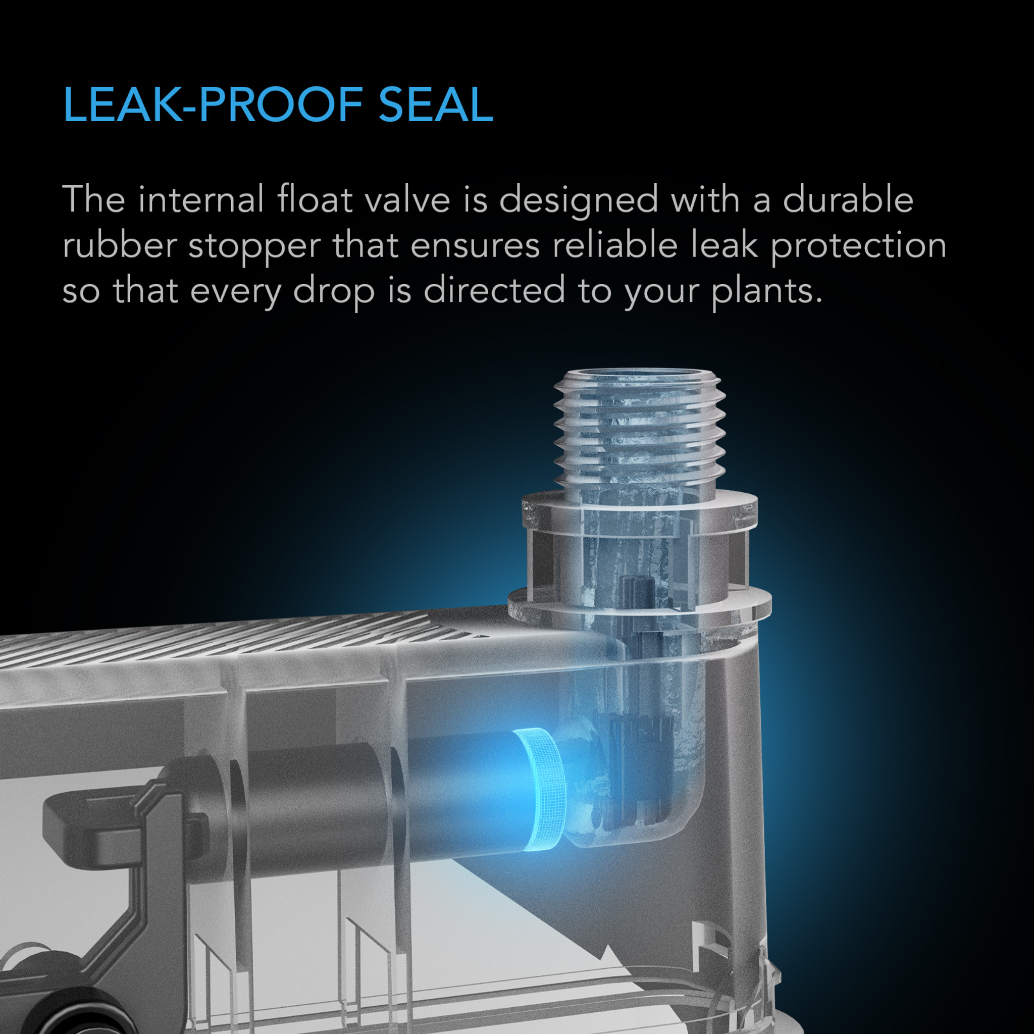 Auto-Fill Upgrade Valve Kit for Self-Watering Base, 4-Pack - AC Infinity