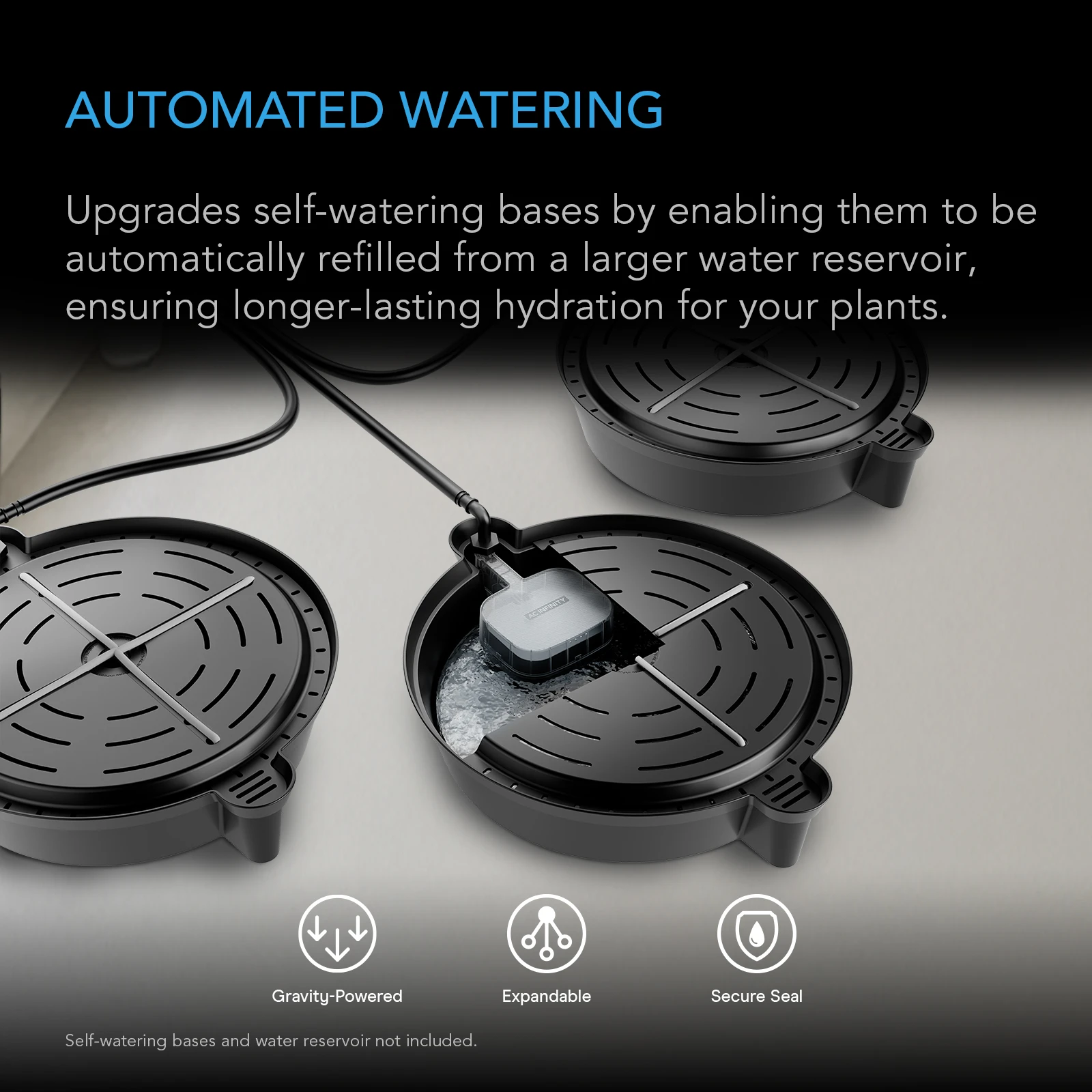 Auto-Fill Upgrade Valve Kit for Self-Watering Base, 4-Pack - AC Infinity