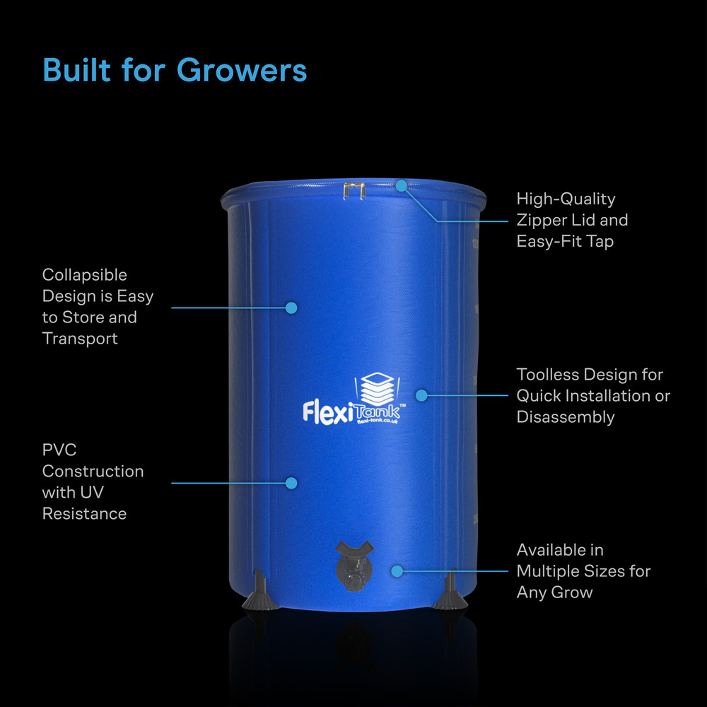 FlexiTank 60 Gallon Reservoir, Click Fit Adapter & Filter | AC Infinity