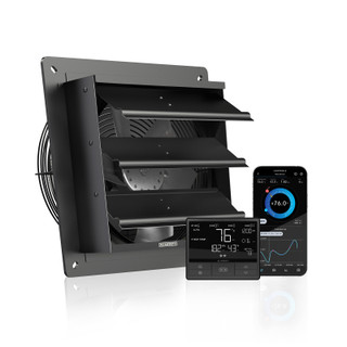 HVAC & Home Ventilation - EXHAUST FANS - Shutter Exhaust Fans - AC Infinity