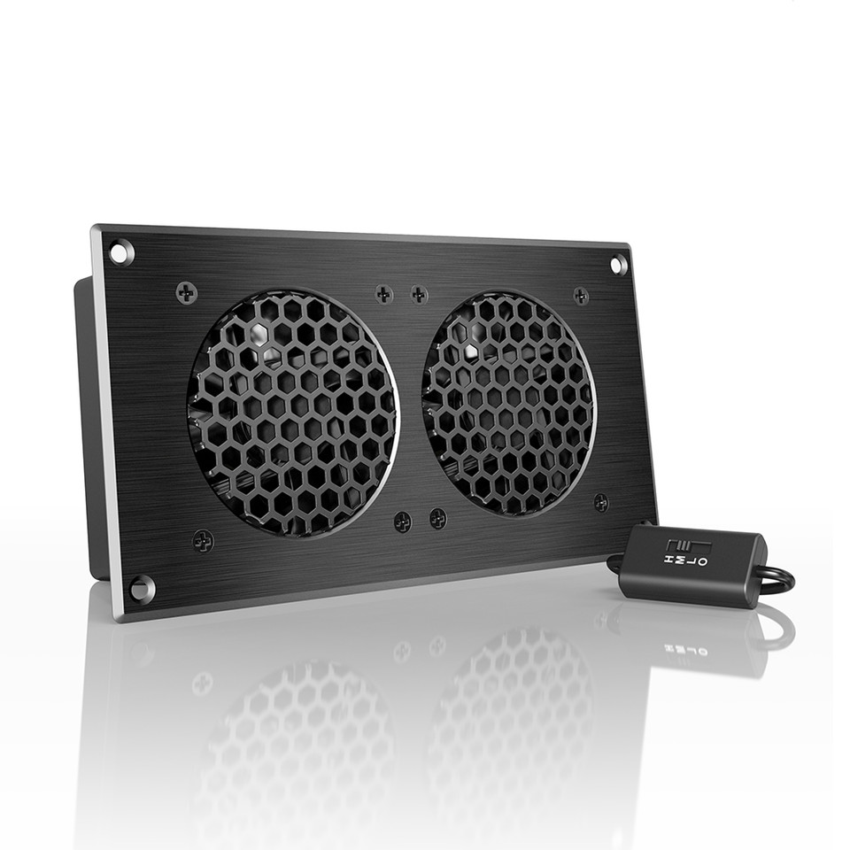 Home Theater Entertainment Center AV Cabinet Cooling Fans