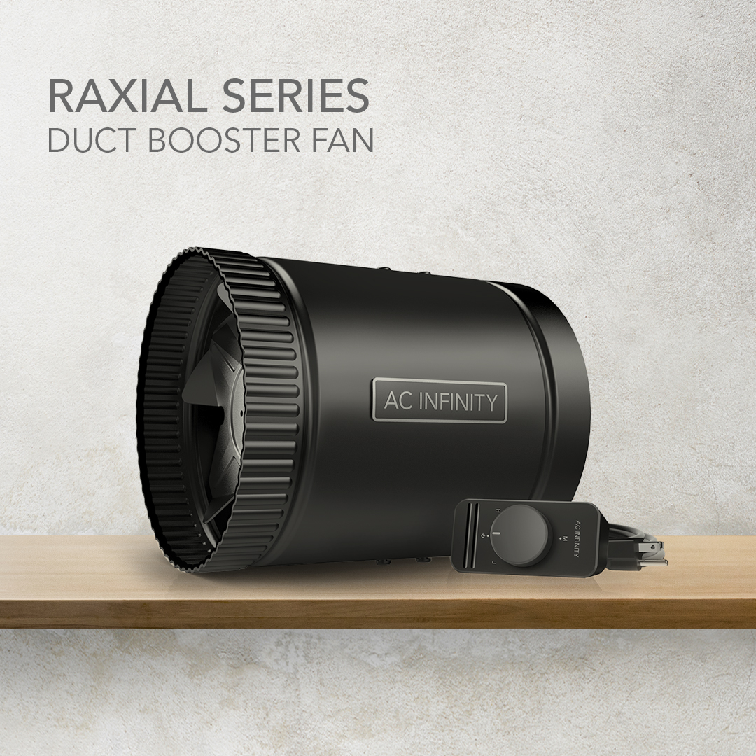 Enter the RAXIAL Duct Booster Fan! - AC Infinity