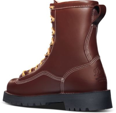 Danner Rain Forest Brown Plain Toe Work Boots - United Uniform ...