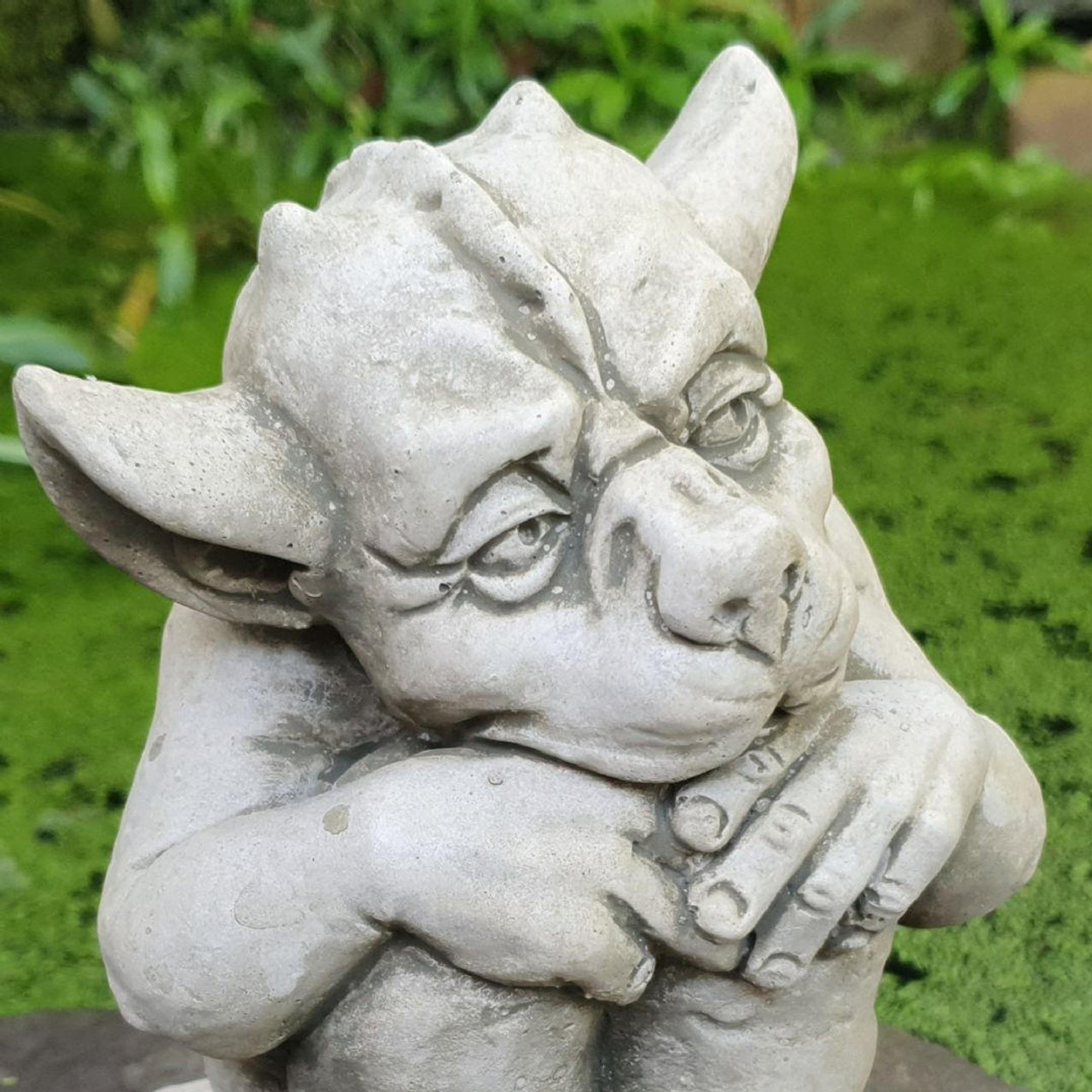 Gargoyle A Statue Sparta Stone Garden Ornaments Gargoyle Gatepost